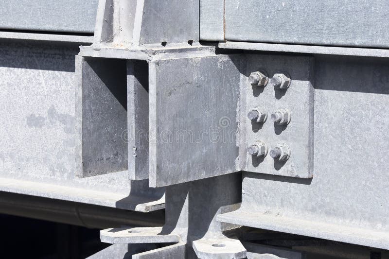 Structural Node of a New Prefabricated Structure, Steel Carpentry with ...