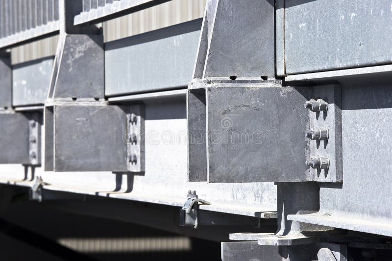 Structural Node of a New Prefabricated Structure, Steel Carpentry with ...