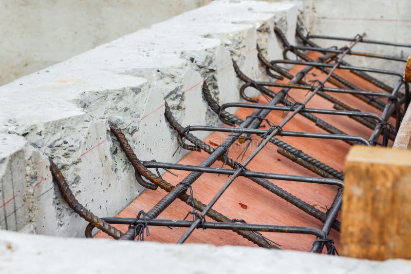 Structural reinforcement stock photo. Image of construction - 76927238