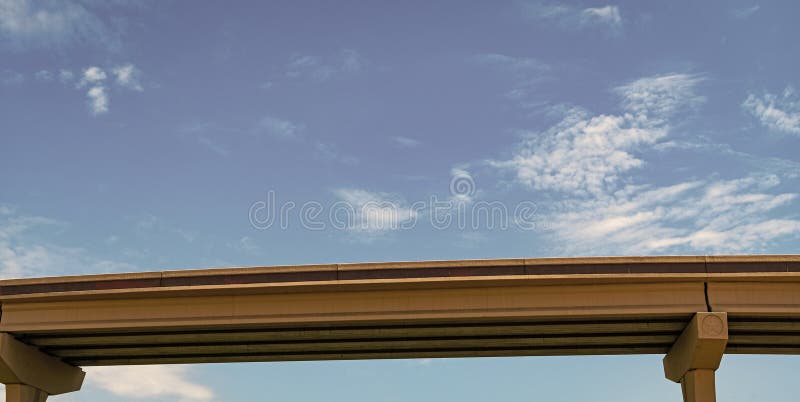 Structural Overpass in Perspective. Overpass Structure of Bridge ...