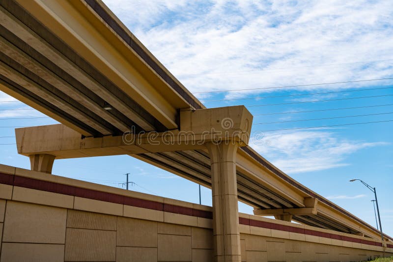 Structural Roadway. Road Junction. Flyover Architecture of Transport ...