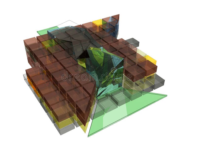 Structural Scheme of the Modern Building Stock Illustration ...