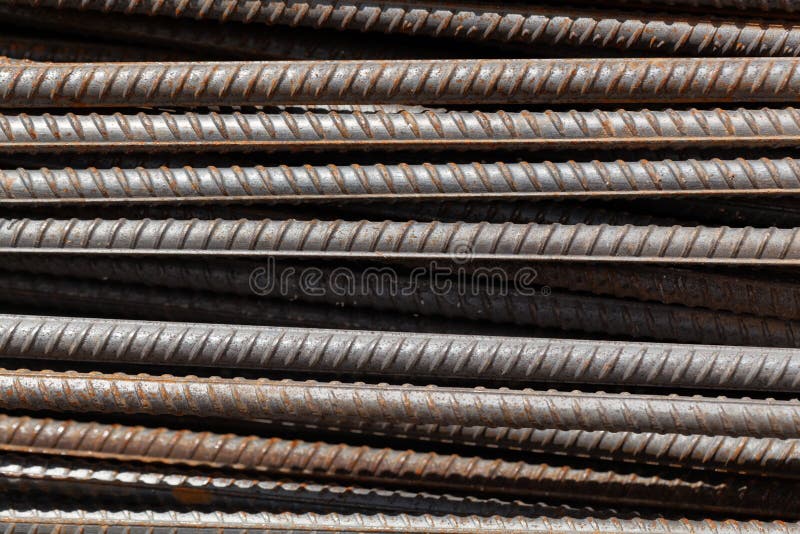 Structural Steel for Concrete Construction Stock Photo - Image of ...