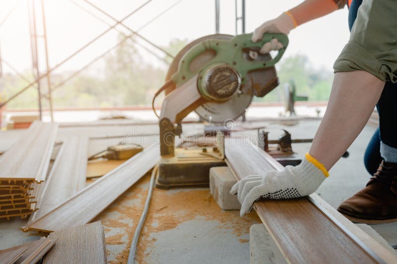 Structural Worker Dressed in Safety Gear and Hard Hat Doing ...
