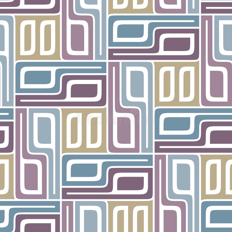 Abstract Pattern with Colorful Geometric Shapes on a White Background ...