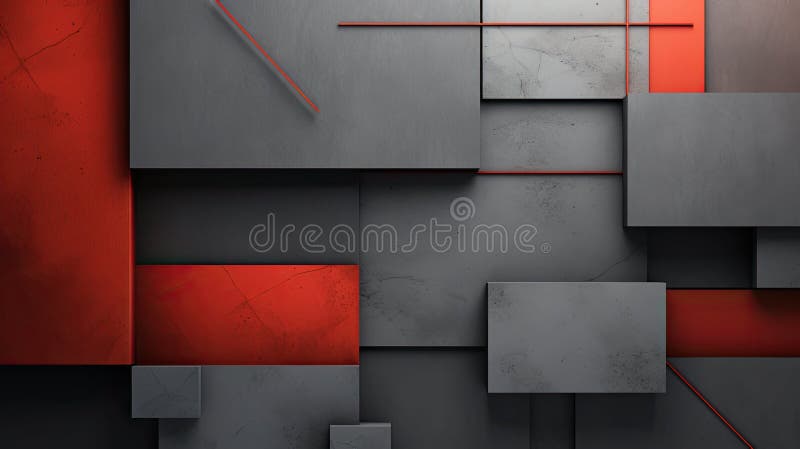 Structure Abstract Background Red Gray Stock Illustration ...