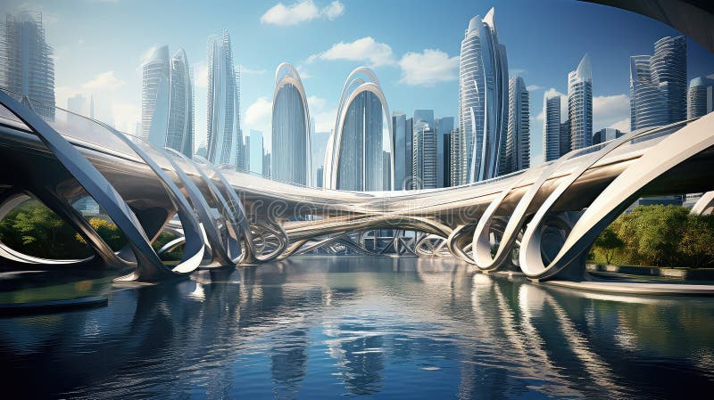 Structure Architecture Urban Background Stock Illustration ...