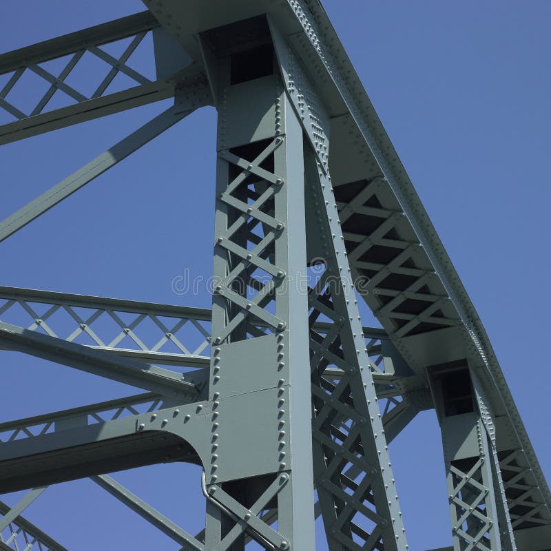 Structure of a bridge stock image. Image of bolt, angular - 29431869