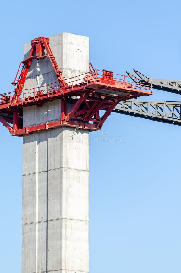 Structure of Bridge Under Construction, Work in Pogress. Engineering ...