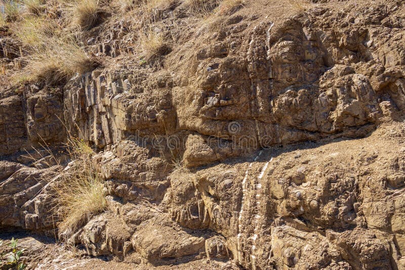 Structure of Cliff and Rock Formation Stock Photo - Image of pattern ...