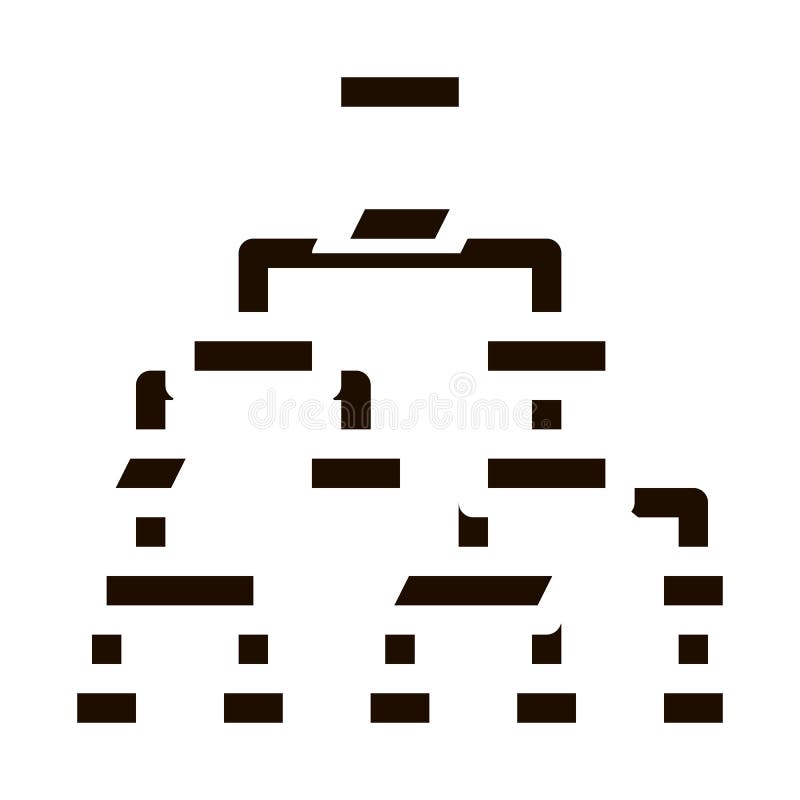 Structure Computer System Vector Icon Stock Vector - Illustration of ...