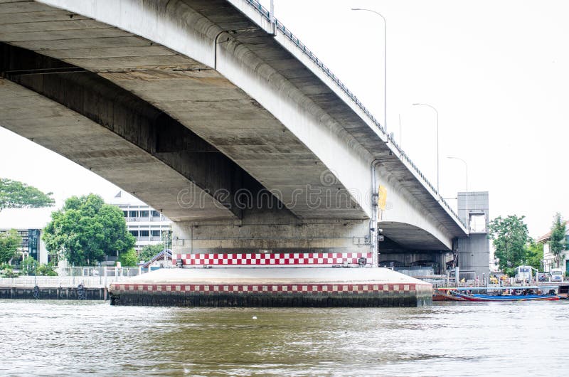 Structure of Concrete Bridge Editorial Stock Photo - Image of structure ...