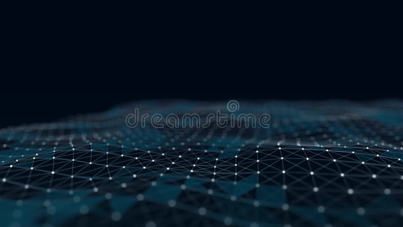 The Structure of Connecting To the Network of Moving Points. Information Flow of Particles. 3D ...