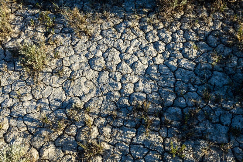 Structure and Cracks of a Dry Surface Stock Image - Image of cracked ...
