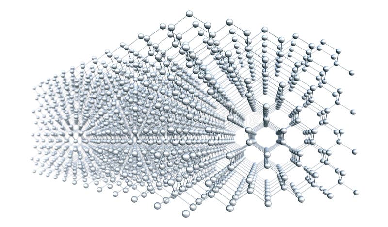 Structure Cristalline De Diamant Illustration Stock - Illustration du ...