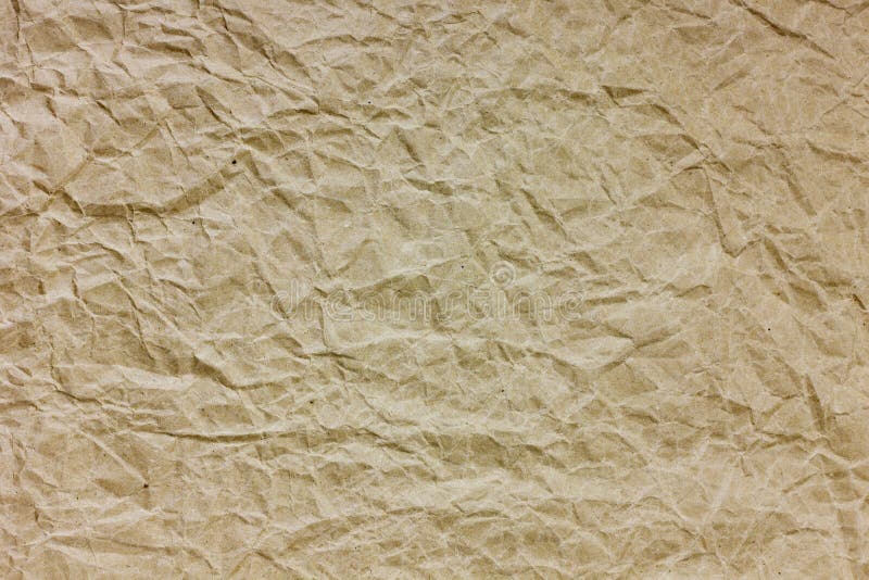 Structure of a Crushed Kraft Paper Stock Photo - Image of recycling ...