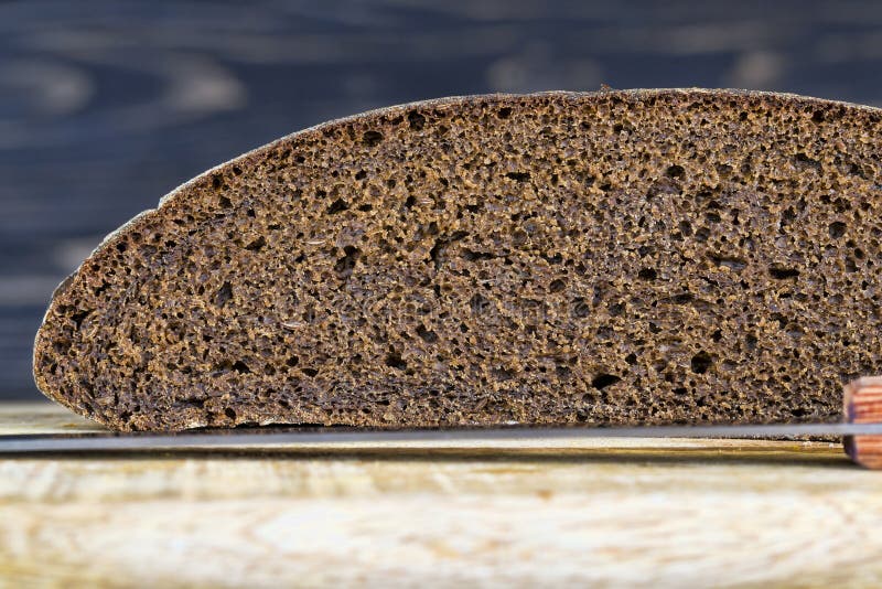 Structure of Dark Rye Bread Stock Photo - Image of fresh, backgrounds ...