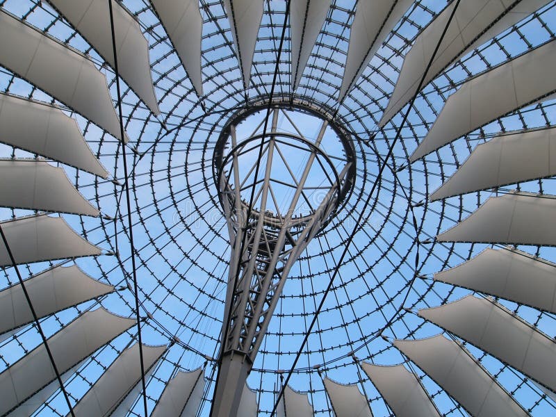 Structure des voiles photo stock. Image du berlin, plafond - 54862
