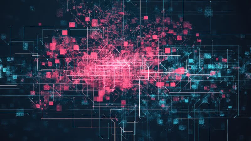 Structure Digital Art Style Organizational Chart Layering Stock Image ...