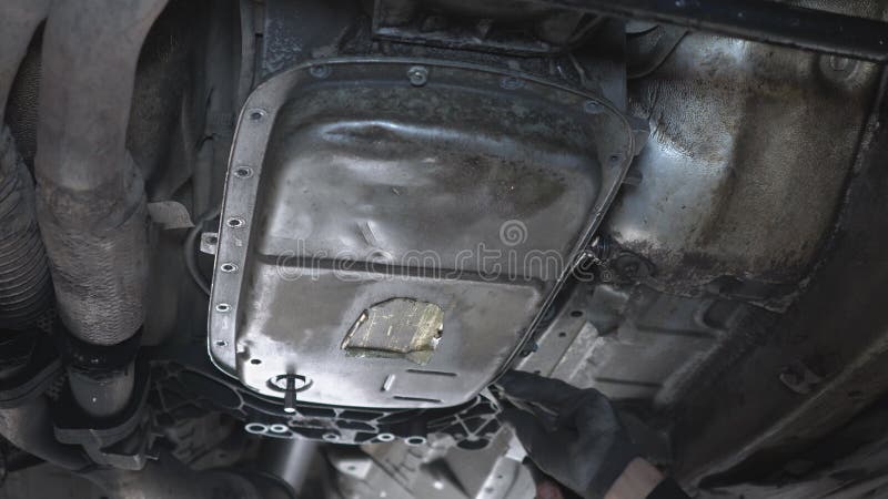 Automatic Transmission Disassembly in a Car Service Center Stock Video ...