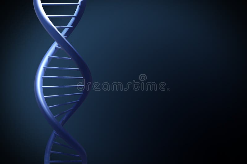 Structure of DNA on Dark Background, Space for Text. Illustration Stock ...