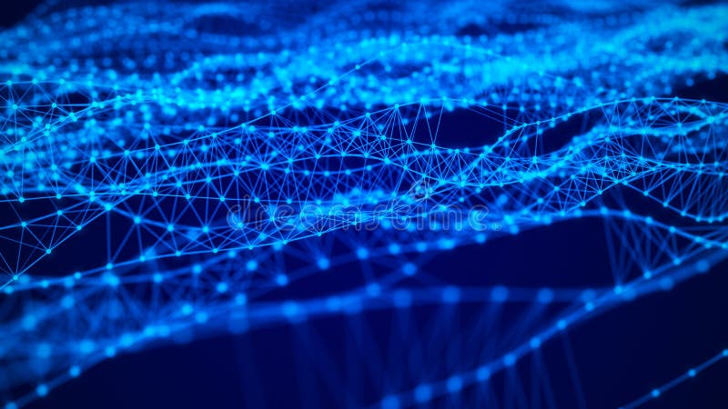 The Structure of DNA. Medicine, Science and Technology. Blue Background ...