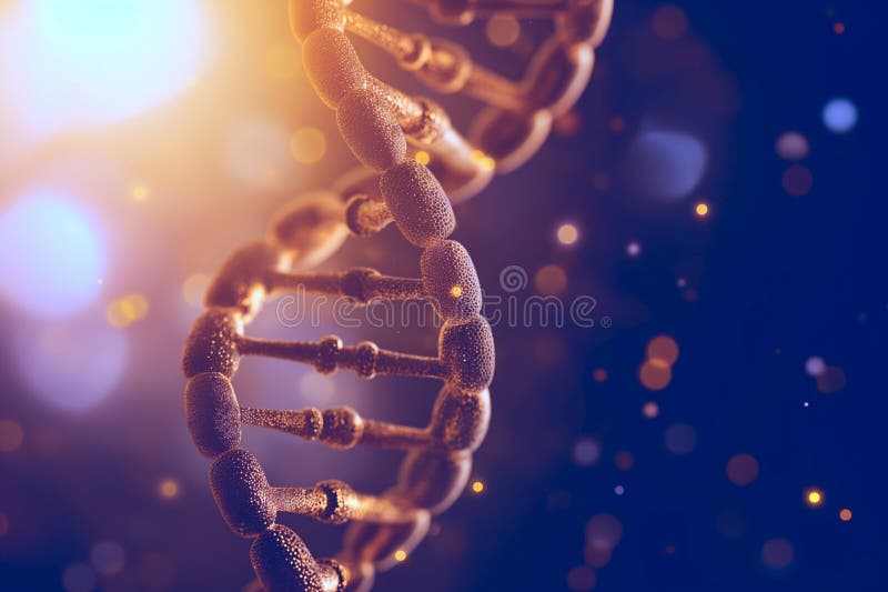 Structure of a Dna Molecule, Concept of Biochemistry Stock Photo ...