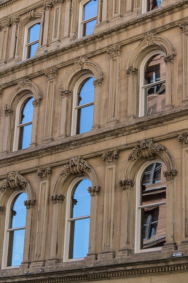 Structure and Elements of Design in Old Montreal Stock Image - Image of ...