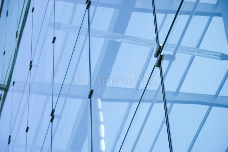 Structure en verre photo stock. Image of architectural - 8062314