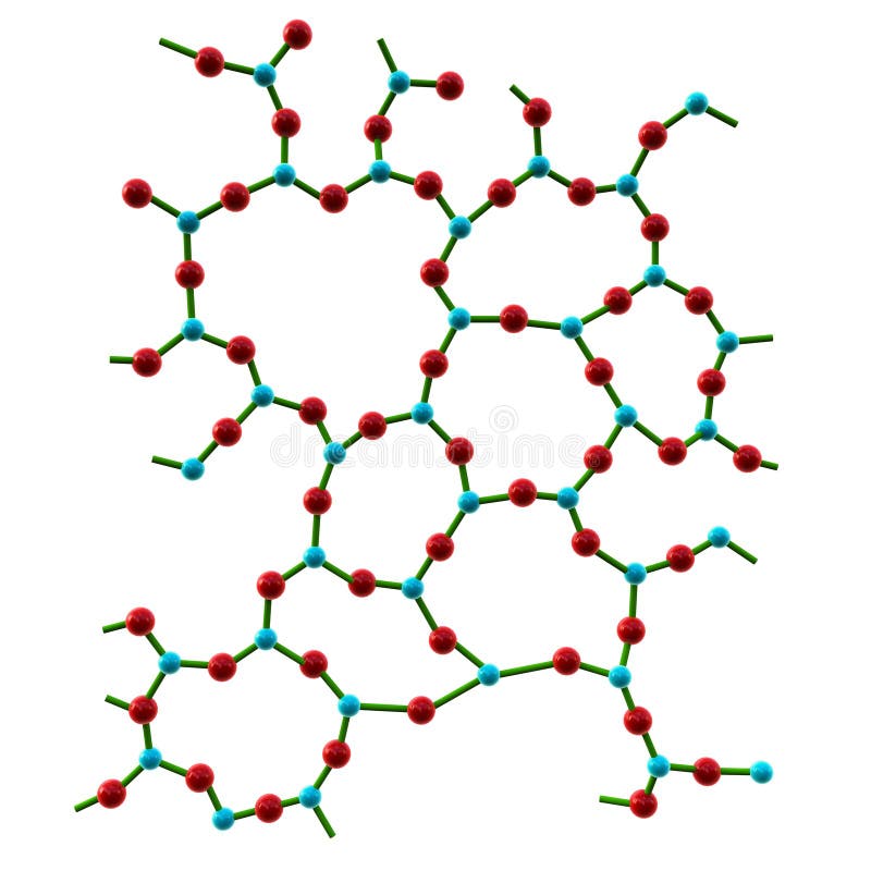 Structure En Verre De Quartz Illustration Stock - Illustration du bille ...
