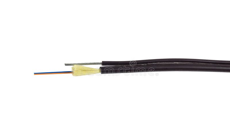 Structure of Figure 8 2 Core Drop Optical Fiber Cable with Messenger ...