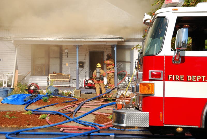 Structure Fire stock photo. Image of extinguish, home - 24886456