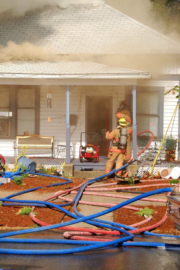 Structure Fire stock photo. Image of extinguish, home - 24886456