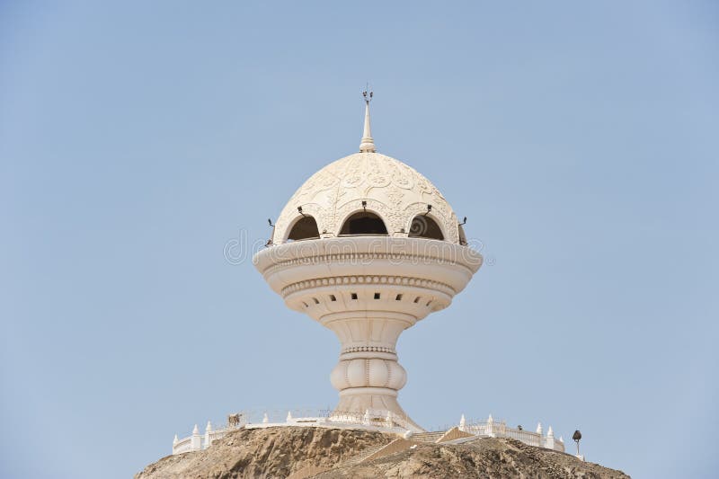 Structure Géante De Bec D'encens En Muscat Oman Image stock - Image du ...
