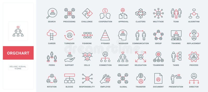 Structure and Hierarchy of Corporate Company, Org Chart Communication ...