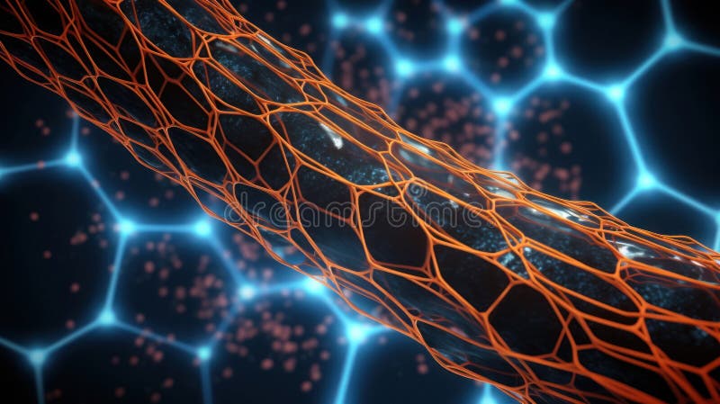 Structure of High-tech Fiber, Carbon Nanotechnology, Molecule Texture ...