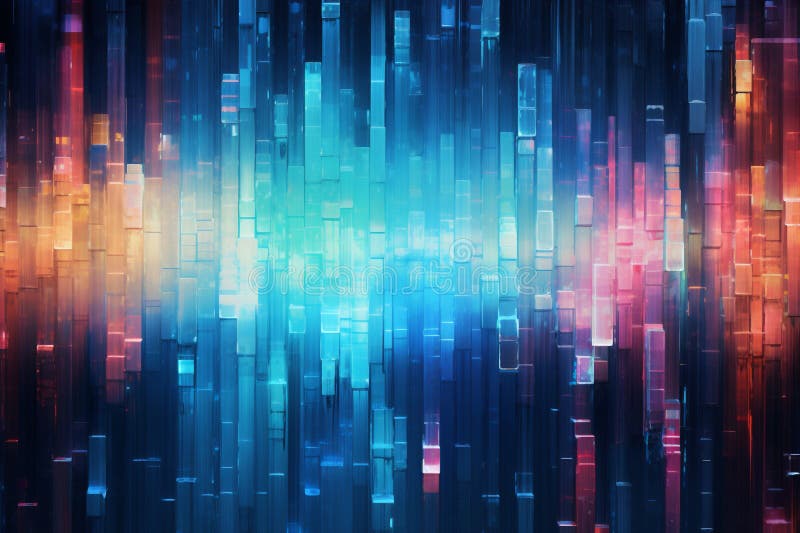 Technology Abstract Light Background Stock Illustration - Illustration ...