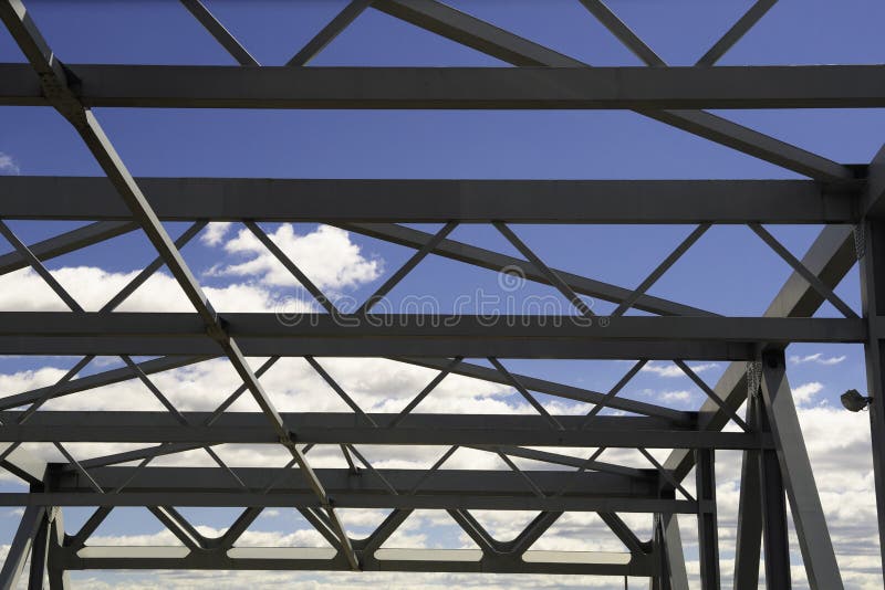 Structure for Iron Bridge Steel Structure Close Up Arch Stock Photo ...