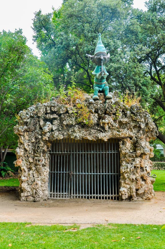 Structure with an Elf on the Top. Stock Image - Image of portrait ...