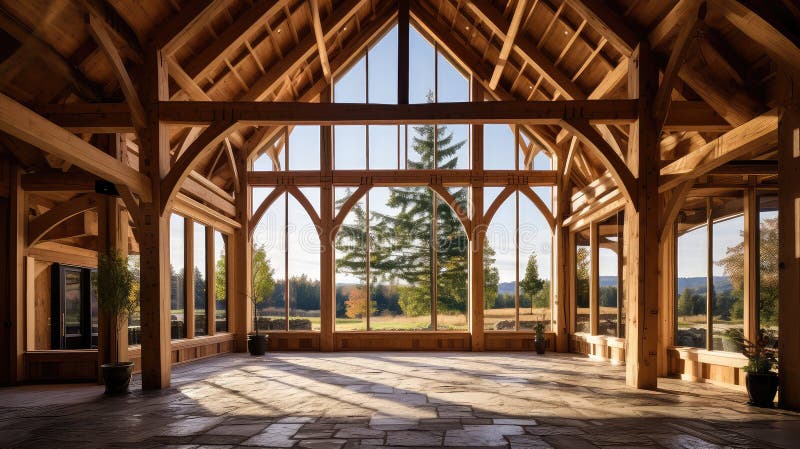 Structure Lumber Timber Frame Stock Illustration - Illustration of ...