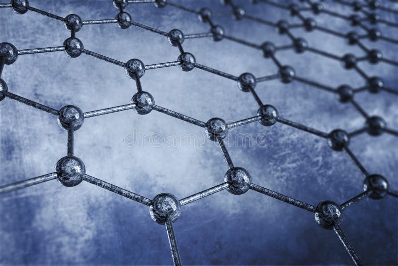Graphene illustration stock. Illustration du molécules - 41382129