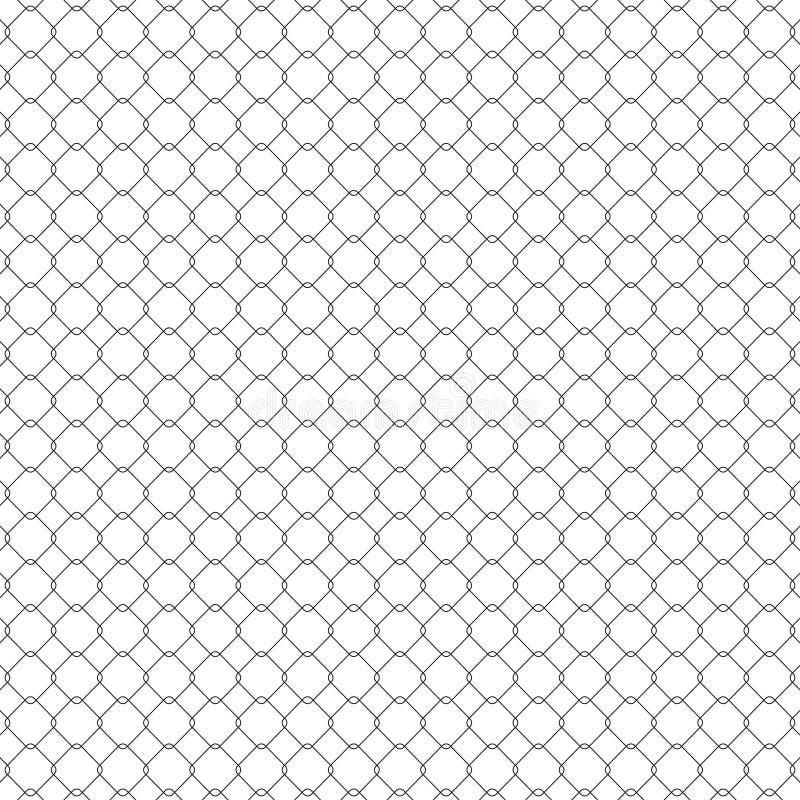 Structure of the Mesh Fence, Seamless Texture Vector Illustration Stock ...