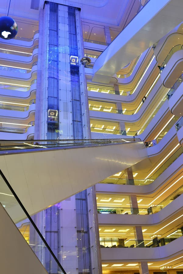 Structure of Modern Commercial Building Stock Photo - Image of abstract ...