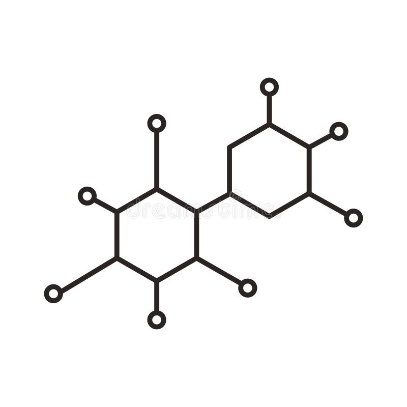 Structure Molecular Science Icon Stock Vector - Illustration of ...