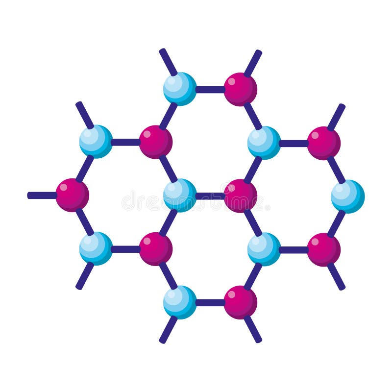 Structure Molecular Science Icon Stock Vector - Illustration of ...