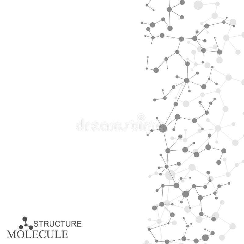 Structure Molecule and Communication Dna, Atom, Neurons. Science ...