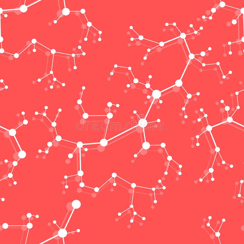 Structure of Molecules and Communication. Stock Vector - Illustration ...