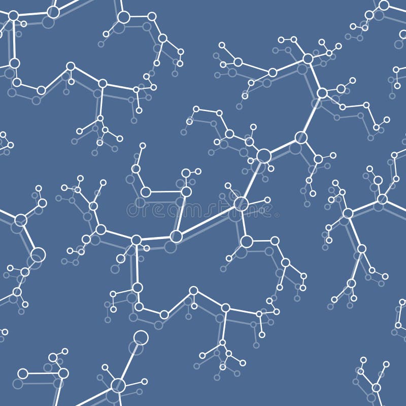 Structure of Molecules and Communication. Stock Vector - Illustration ...