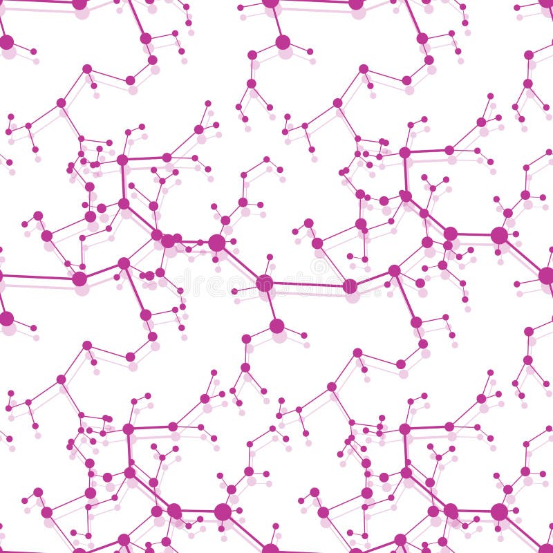Structure of Molecules and Communication Stock Vector - Illustration of ...