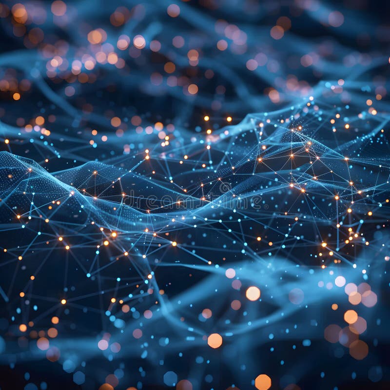 Structure of the Network Connection of Points and Lines Stock ...